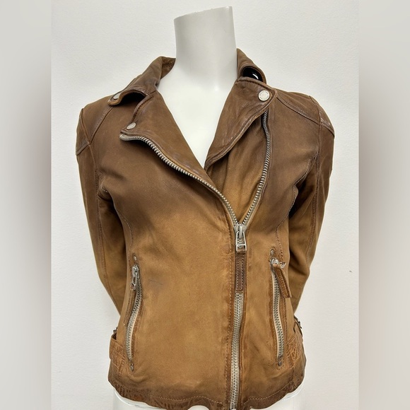Mauritius | Jackets & Coats | Mauritius Brown Ombre Lambskin Leather ...
